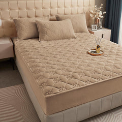 Husa / Topper cu elastic + 2 fețe de pernă – DerCasa